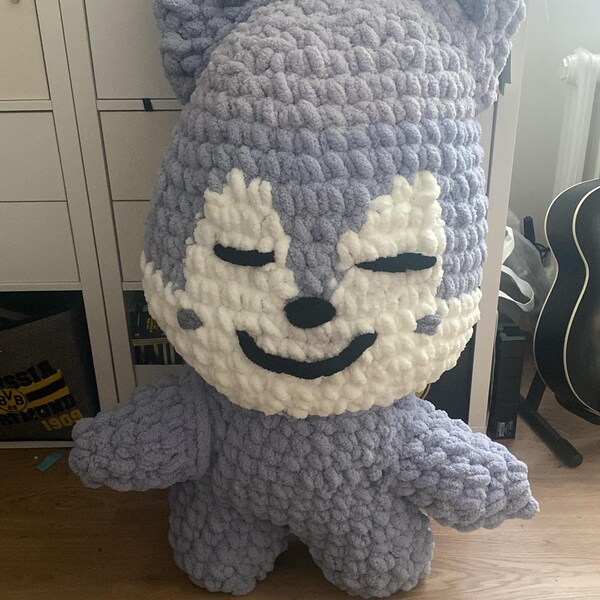 Baby Wolf Chan SKZOO Amigurumi Crochet Pattern PDF - Etsy UK