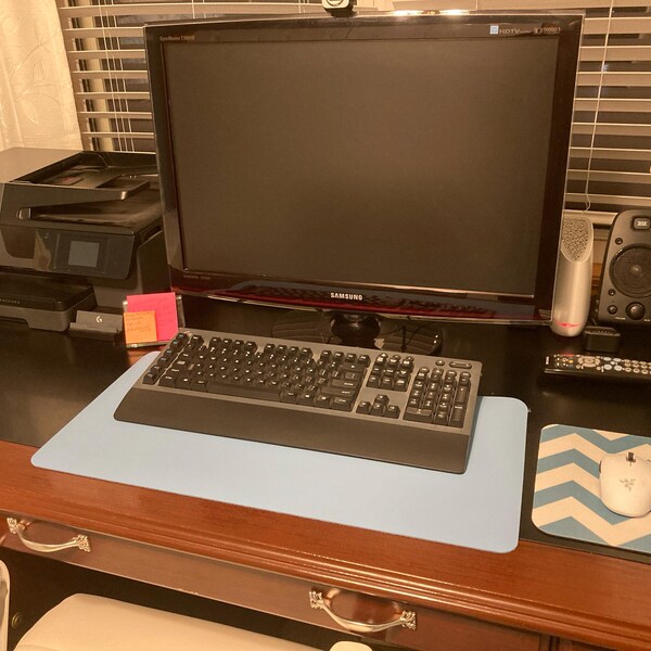 Leather Desk Mat, Custom Size Desk Pad, Personalized Office Accessories ...