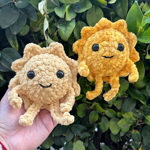 Mini Raya Sunshine Crochet Pattern | Amigurumi Sun Pattern - Etsy