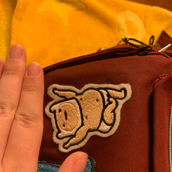 Buff Baby Finn - Iron on Adventure Time Patch - Etsy UK
