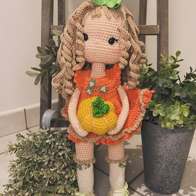 Сrochet Amigurumi Pattern Autumn Doll PDF English Doll Diy Doll Gift ...