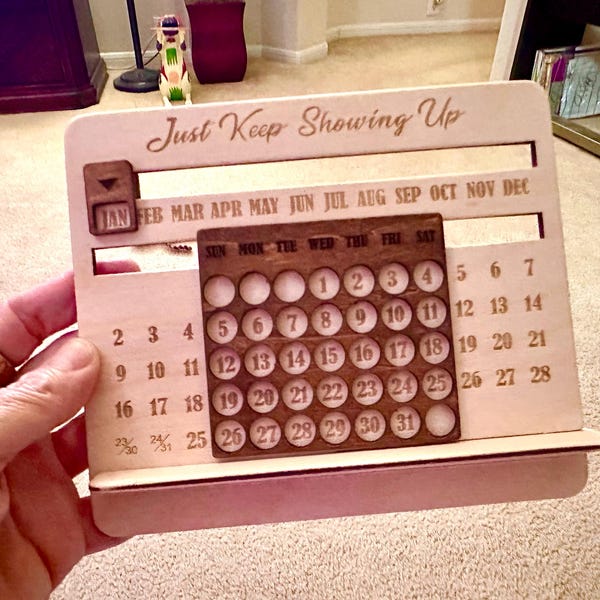 Gift for Him Desk Calendar Desk Accessories Office Decor Perpetual ...