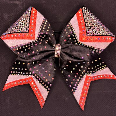 Rhinestone Template for Cheer Bows Silhouette File Download - Etsy