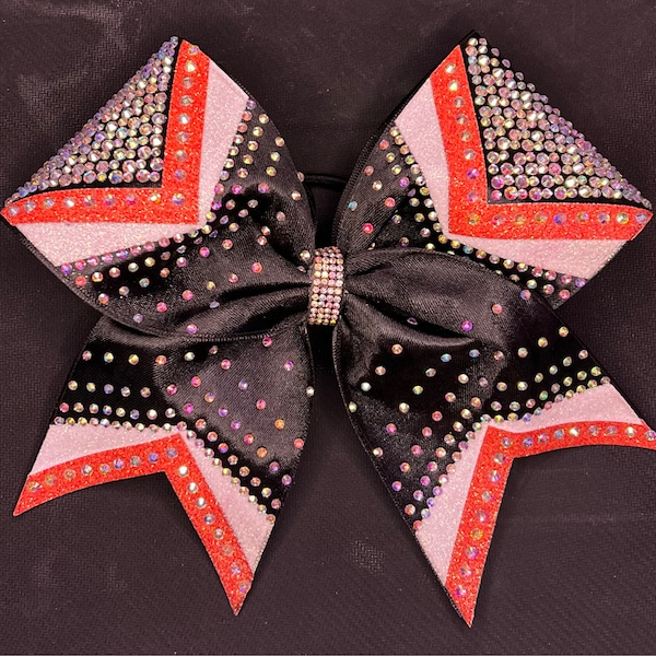 Rhinestone Template and Vinyl Design for Cheer Bows SVG File Download - Etsy