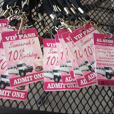 Limousine Party Invitations, Personalized VIP Limo Invitation, Hummer ...