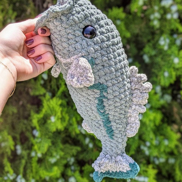 PDF Mini Largemouth Bass No-sew Amigurumi Crochet Pattern ...