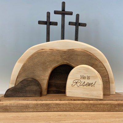 Empty Tomb Display / Empty Tomb Easter Decor Easter Creche Easter ...