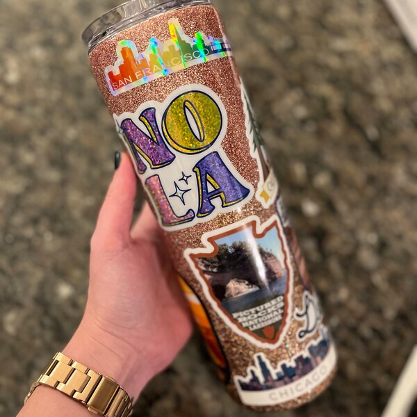 New Orleans Heart Sticker // Vinyl Die-cut Sticker // Scrapbook Sticker ...