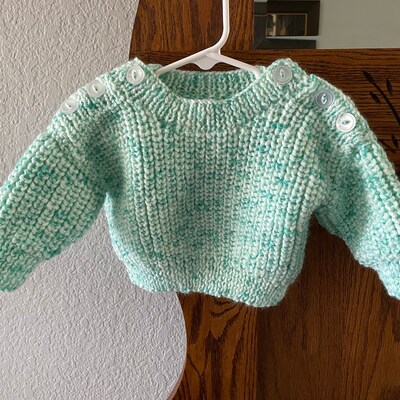 Easy Knitting Pattern Jumper, Sweater , Suitable for Beginner PLEASE ...