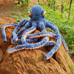 Apollo the Octopus Giant Crochet Pattern EASY TO FOLLOW - Etsy