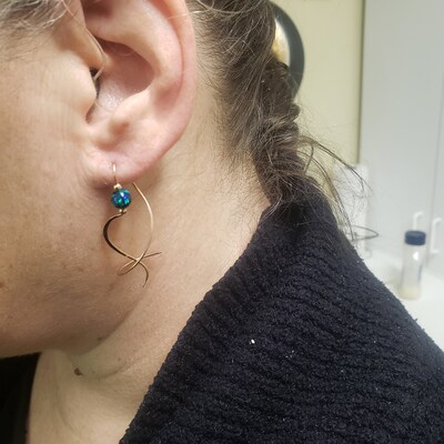 Sun Moon Spiral Earrings 2 Sizes by Harry Mason Jewelry, Earspirals ...