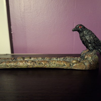 6 Wooden Tabletop Altar With Gold Celtic Pentacle Small Offering Table ...