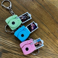 Mini Camera Keychain and Your Own Personalized Photo. Camera Keychain ...