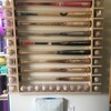 7bat Wood - Baseball Bat Display Rack W/ Multiple Shelves- Premium Pine ...