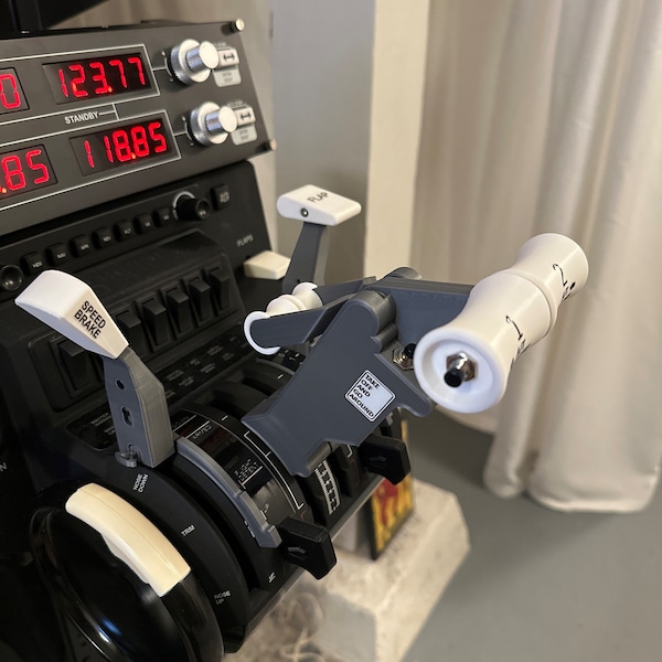 737 PRO V3 Full Electronic Thrust Lever Set, for Honeycomb Bravo ...