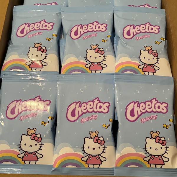 Hello Chips Kitty Party Chip Bags Sanrio Kitty Birthday Party Treats ...