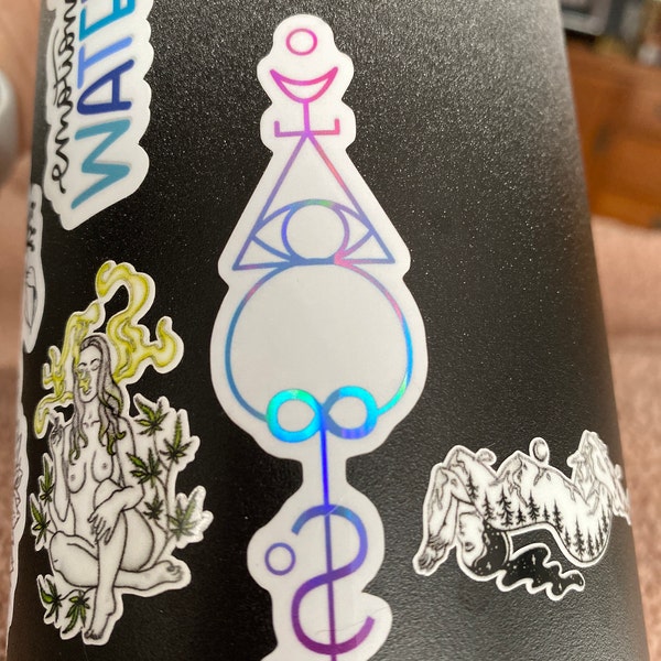 Sunlight, Warmth, & Joy Sigil Stickers – Holographic Vinyl Die Cut Set ...