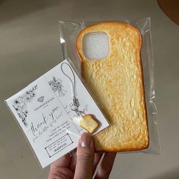 Cute Bacon Egg Toast iPhone Case Decoden Polymer Clay Handmade Custom ...