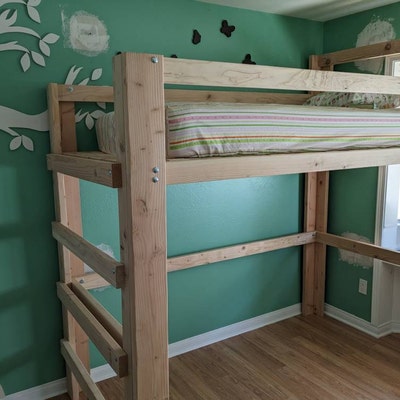 Twin-sized Loft Bed Instructions/plans to Build Your Own EASY DIY ...