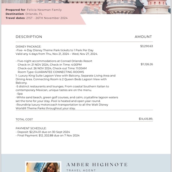 New Travel Agent Announcement Template, Travel Agent Bio, Canva, Travel ...