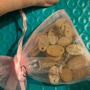 Custom Jewelry Tags Oval Shaped, CHOOSE 1 COLOR, Qty 50 or 100 ...