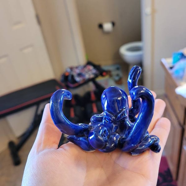 Handmade Ceramic Octopus Ring Holder: Nautical Jewelry Organizer - Etsy
