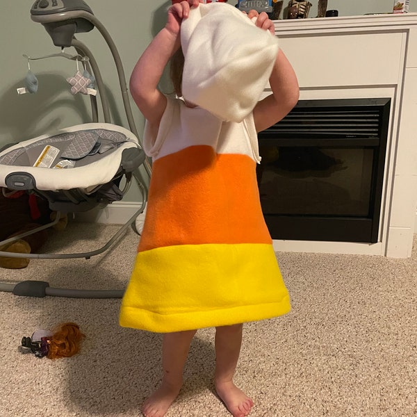 Kids Candy Corn Costume-- Pretend Play-- Kids Dress Up-- Kids Halloween ...