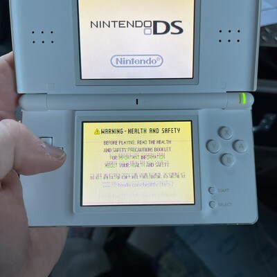 Custom Nintendo DS Lite Refurbished Game Console Handheld Console Clear ...