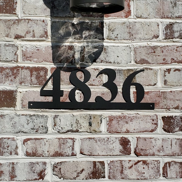 Metal Address Plaque for House, Address Number, Metal Address Sign ...