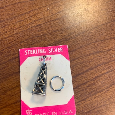 CORNWALL PIXIE IMP Charm Vintage Sterling Silver Full 3 D on Mushroom ...