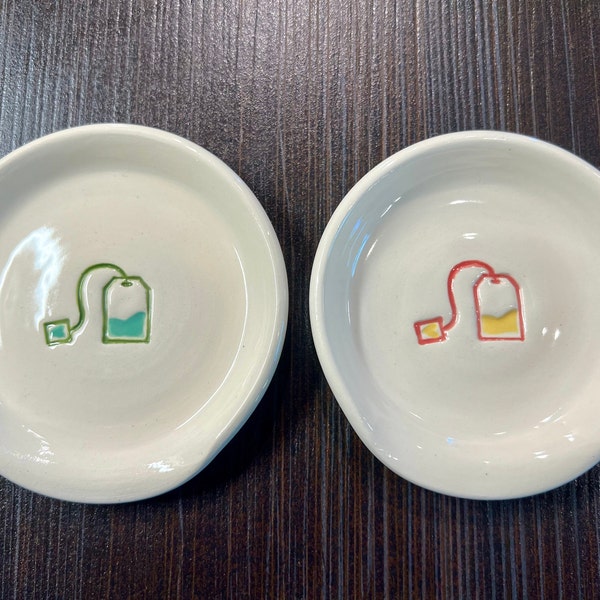 Tea Theme Gift Spoon Rest | Teaspoon Rest | Tea Bag Holder | Tea Lovers ...