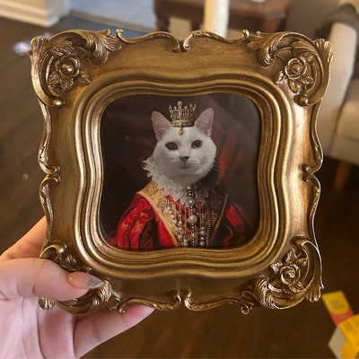Custom Royal Cat Portrait, Renaissance Cat Painting, Pet Lovers Gift ...
