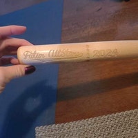 Mini Baseball Bat Laser Engraved Custom Bat Personalized Engraving ...