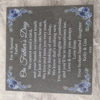 Temporary Headstone, Personalised Gravestone, Fishing, Fish, Gone ...
