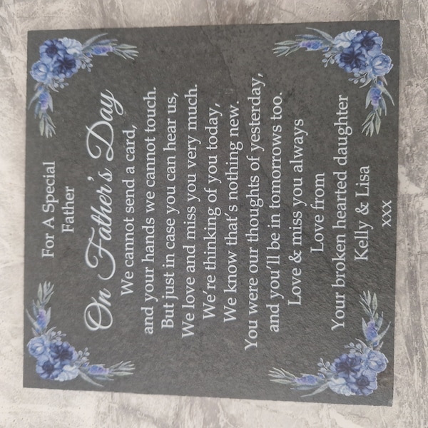 Personalised Memorial Plaque, Grave Marker, Robin Bench Plaque, in ...