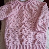 Crochet PATTERN - Magnolia Sweater (child Sizes 6-12m up to 9-10years ...
