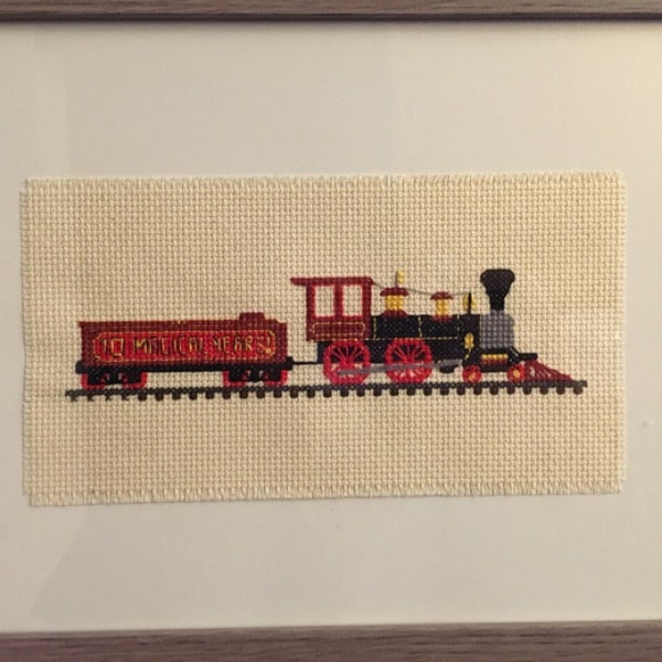 Old Fashioned Train Cross Stitch Pattern - Etsy