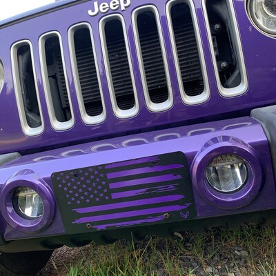 Pink American Flag License Plate - Etsy