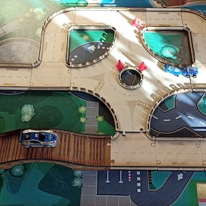 Wooden Auto Track System Vector File for Laser Cut Cnc 3mm, 4 Mm 1 ...