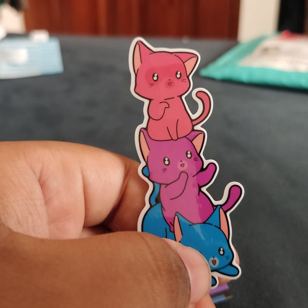 BI PRIDE STICKER | Love Sticker, Bisexual Pride Sticker, Lgbt Sticker ...