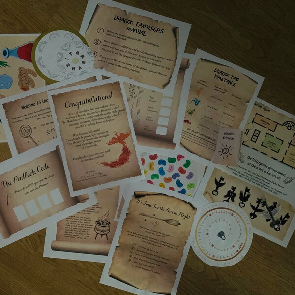 Printable Escape Room Kit for Kids, Party Edition, Print & Play ...