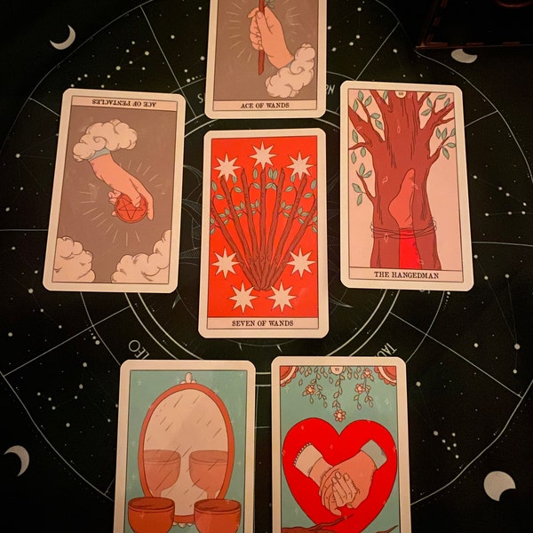 Moon Magic Tarot Deck: 78 Cards With Guidebook, Bag, Cloth & Box - Etsy