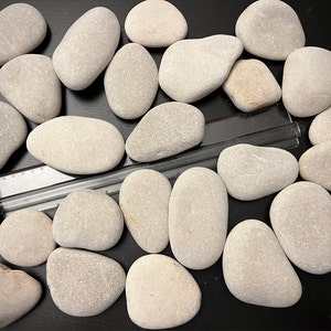 Sugar Stones Natural Ocean Tumbled Light Stones for Kindness Rock ...