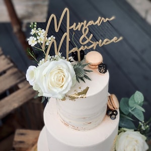 Personalized Cake Topper Custom Names Cake Topper Mr and Mrs - Etsy