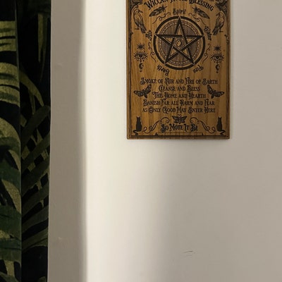 Being Pagan Wall Hanging Tree of Life and Pentacle Design Beautiful ...