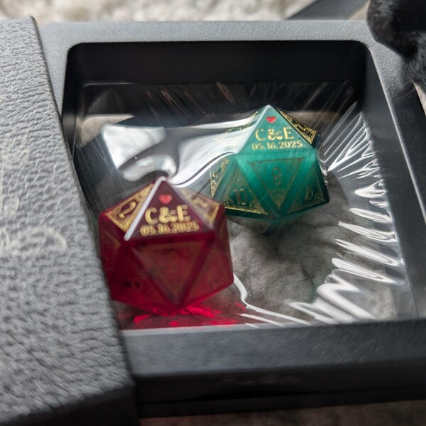 Full Set Glazed Dice,full Set Blue White Glazed Dice, Set Warlock Style ...
