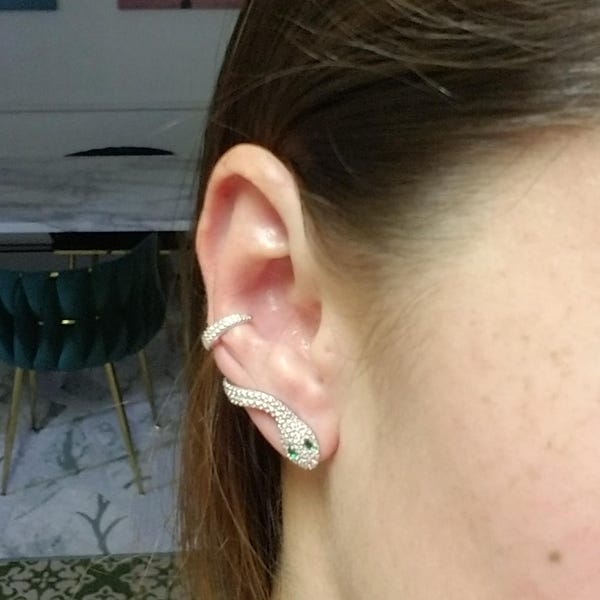 14k Gold Navel Diamond Belly Button Ring, Curved Floating Navel Ring ...