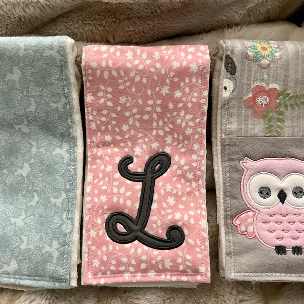 Elephant Burp Cloth Set, Baby Boy Cloth Diaper Burp Rag, Newborn Baby ...