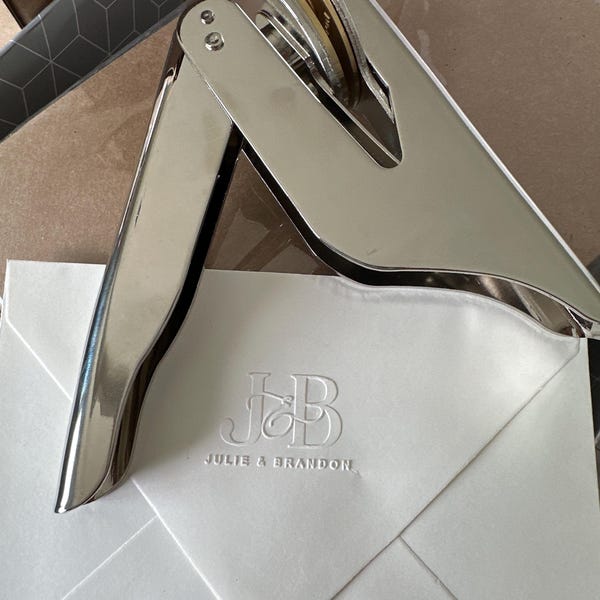 Monogram Embosser | 48 Designs | Custom Your Wedding Embosser | Napkin ...