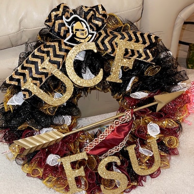 University of Central Florida Wreath, Ucf Wreath, Knights Wreath, Ucf ...